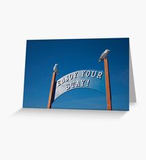 Enjoy Your Stay Greeting Cards | Redbubble