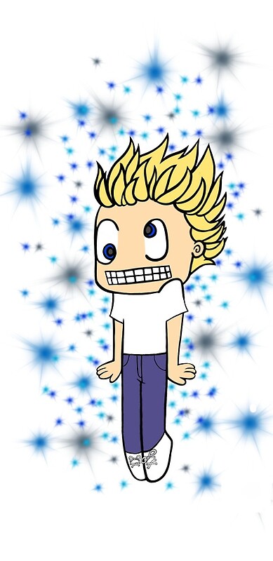 "SUPER SHOCK BOY CHIBI DOODLE" by Godemack | Redbubble