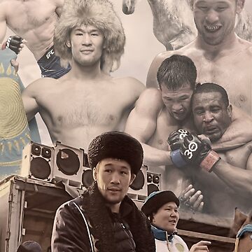 "Shavkat Rakhmonov "Nomad"" Sticker for Sale by ArtOfWarMMA | Redbubble