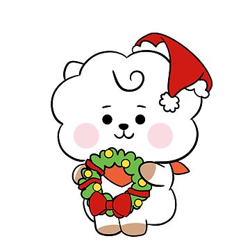 "Christmas RJ BT21" Sticker by DiariodeCamila | Redbubble