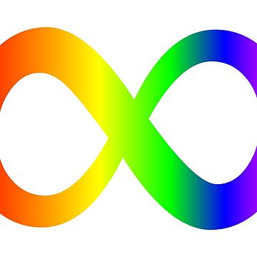 "Autism Awareness Rainbow Infinity Symbol" Sticker for Sale by ...