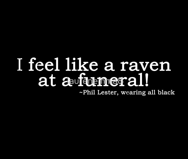 "Raven At A Funeral" by laurenemma8 | Redbubble