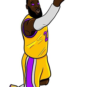 "Lebron James Surprised at How Open" Sticker for Sale by MTN Designs ...