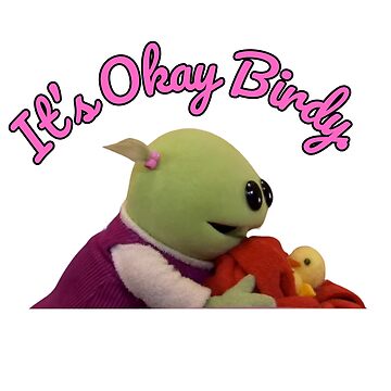 "Nanalan - It's okay Birdy." Sticker for Sale by BennyGriffin | Redbubble