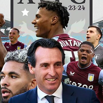 "Aston Villa 23 24 " Sticker for Sale by akshatminim | Redbubble