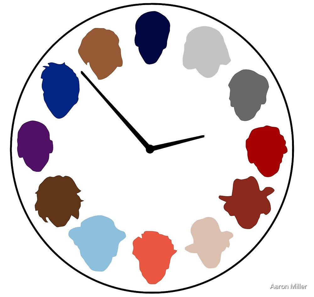 "Doc Clock" by Aaron Miller | Redbubble