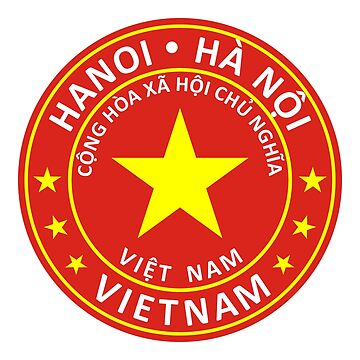 "Hanoi, Vietnam" Sticker for Sale by Alma-Studio | Redbubble