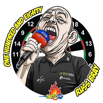 Essential T-Shirt for Sale mit "Karikatur Russ Bray, von Darts Attack ...