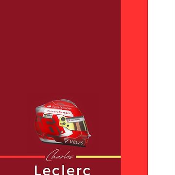 "Charles Leclerc 16 Ferrari" Sticker for Sale by OneStopFormula1 ...