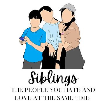 "Siblings" Sticker for Sale by MangoWifi831 | Redbubble