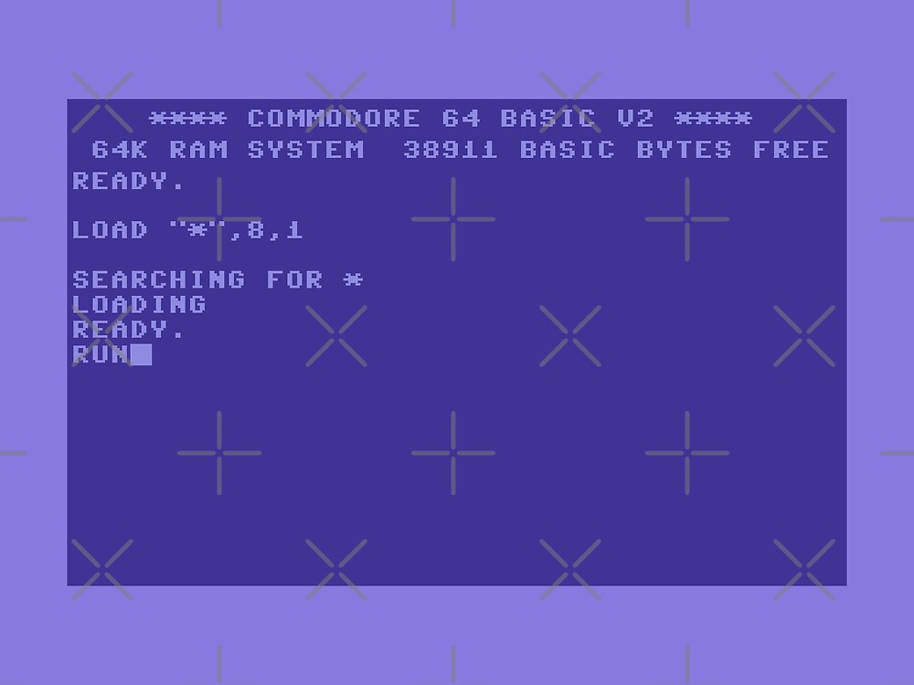 "Commodore 64 Boot Screen - Load a Disk" by Steve Boswell | Redbubble