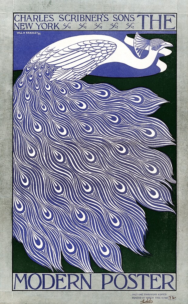 "Vintage Modern Poster Peacock Magazine Cover" by pdgraphics | Redbubble