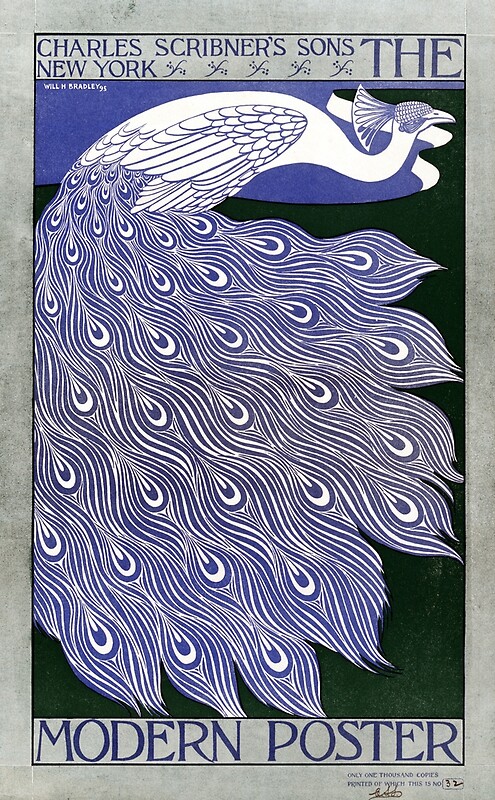 "Vintage Modern Poster Peacock Magazine Cover" by pdgraphics | Redbubble