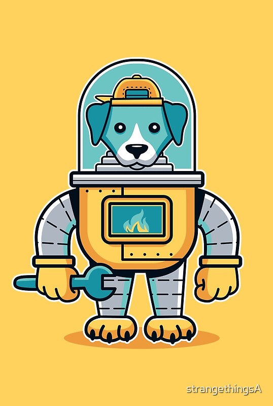 "Doggo the Fixer" by strangethingsA | Redbubble