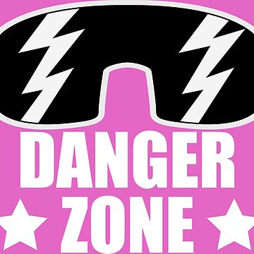 "Danger Zone" Sticker for Sale by HDIBlackLabel | Redbubble