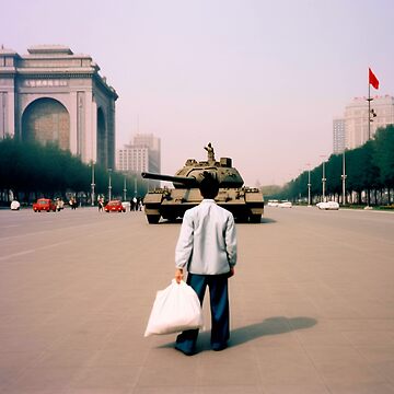 "Tank Man 2" Sticker for Sale by meme-stuff | Redbubble