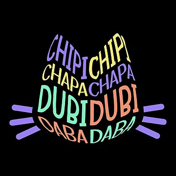 "Chipi Chipi Chapa Chapa - Cat Meme" Sticker for Sale by BoundlessWorks ...