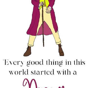 "Wonka Quote" Sticker for Sale by MangoWifi831 | Redbubble