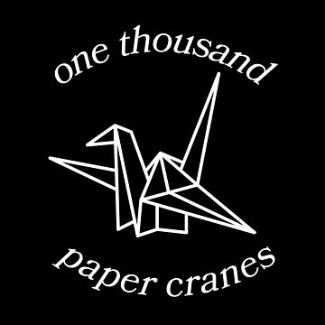 "One Thousand Paper Cranes Manacled" Sticker for Sale by GiftTree ...