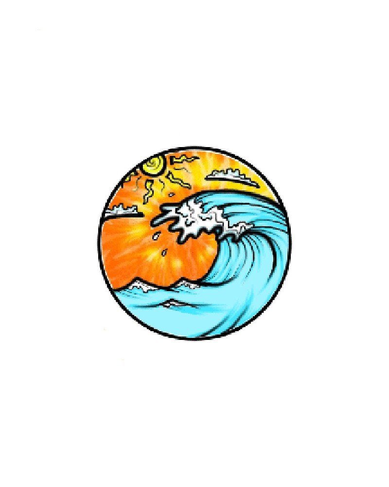 "Tie Dye Wave Logo" by Pedro Fart Faced McGee | Redbubble