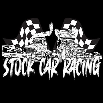 "Stock Car Racing" Sticker for Sale by Stuart Price | Redbubble