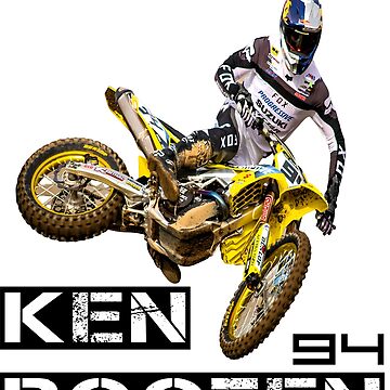 "Ken Roczen:Motocross & Supercross" Sticker for Sale by Gooreem | Redbubble