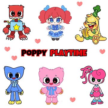 "FanArt of Poppy playtime cute" Sticker by SebasthianStore | Redbubble