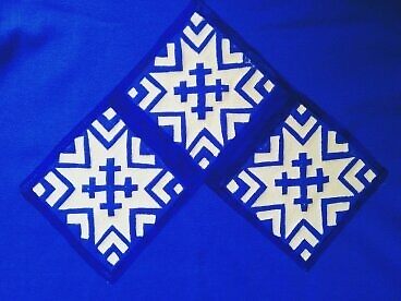 "Lino cut Auseklis with Mara's Cross." by Ilze Strautins | Redbubble