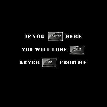 "Computer keyboard keys enter, control and escape" Sticker for Sale by ...