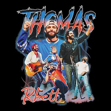 "Vintage Thomas Rhett 90s" Sticker for Sale by zeraldart | Redbubble