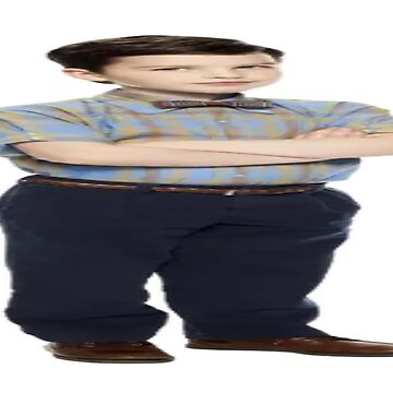 "Stretched Young Sheldon" Sticker for Sale by BirthdayBoyy | Redbubble