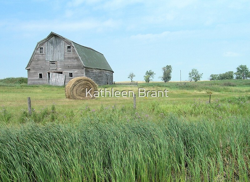 "Old Barn on the Prairie" by Kathleen Brant | Redbubble