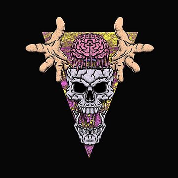 "Mind Control Illustration" Sticker for Sale by xxDAMNxx | Redbubble