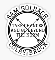 Sam and Colby: Stickers | Redbubble