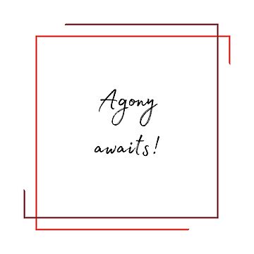 "DOTA 2 quote | Queen of Pain | Agony awaits! | queenoflaura" Sticker for Sale by queenoflaura ...