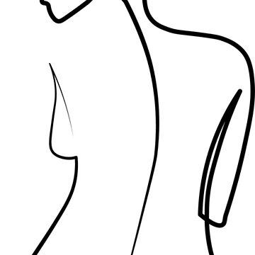 "Female Body Posters. Décor. Wall art" Sticker for Sale by JSWDESIGNS ...