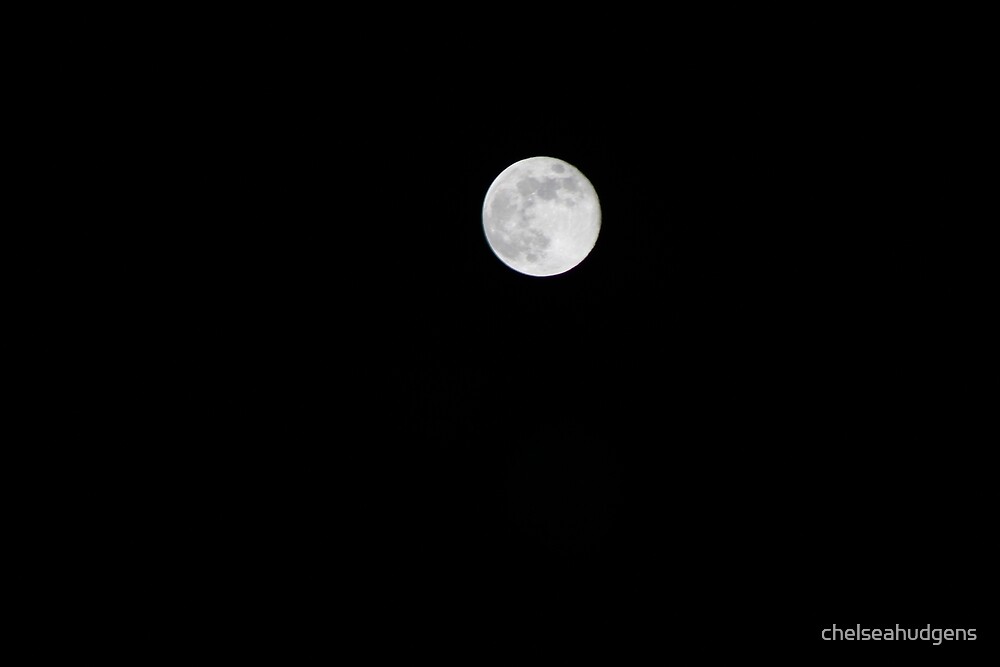 "April 1st Moon" by chelseahudgens | Redbubble