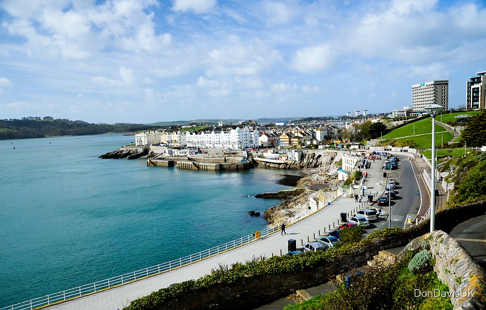 "Plymouth Hoe Seafront View" by DonDavisUK | Redbubble