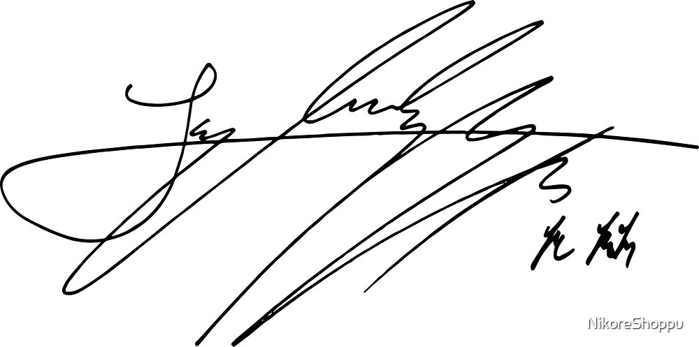 "BTS Signature of Jungkook" by NikoreShoppu | Redbubble