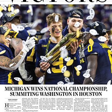 "The Michigan Daily Front Cover 1/10/24 (Michigan vs. Washington ...