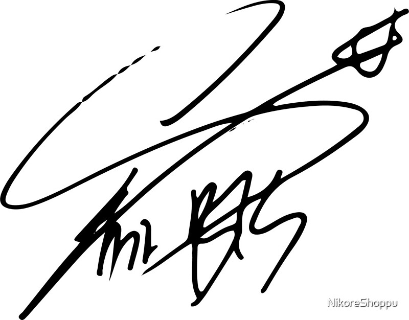 "BTS Signature of Suga" by NikoreShoppu | Redbubble