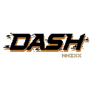 "NMIXX Dash Logo (Orange)" Sticker for Sale by louietheworld | Redbubble