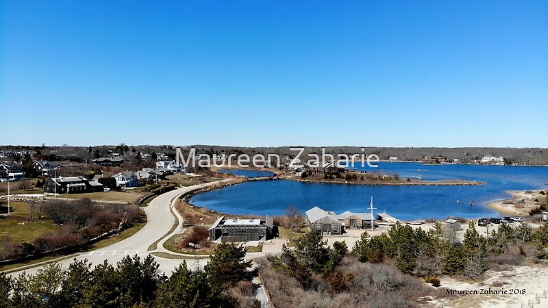 "Weekapaug Rhode Island Aerial" by Maureen Zaharie | Redbubble
