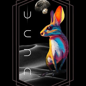 "DUNE. Sand Mouse (black background)" Sticker for Sale by bekksa ...