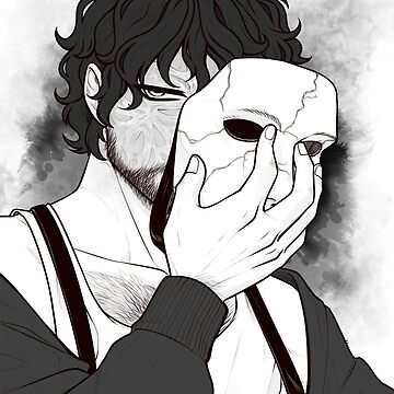 "[Brahms Heelshire] Behind the mask" Sticker by ToraChan22 | Redbubble