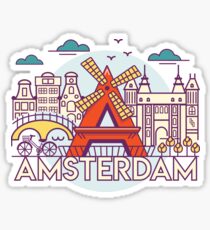 Amsterdam Stickers | Redbubble