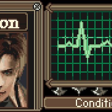 "Kopie von Resident Evil Leon Kennedy Pixel Art" Sticker by ...