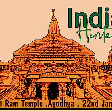 "Jai Shri Ram Mandir/Temple , Ayodhya, India Heritage - 22 Jan 24 ...
