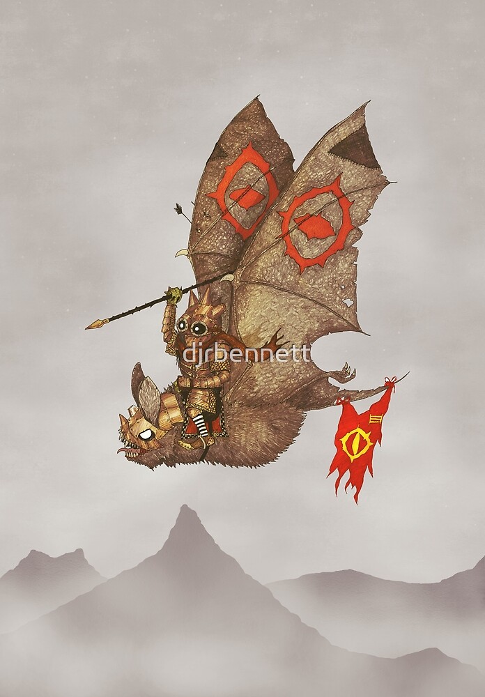 "Goblin Bat Airforce" by djrbennett | Redbubble
