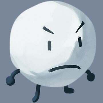 "Snowball BFDI" Sticker for Sale by MsBonnie | Redbubble